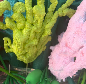 Create a Coral Reef with Balloons, Pool Noodles, and Spray Foam